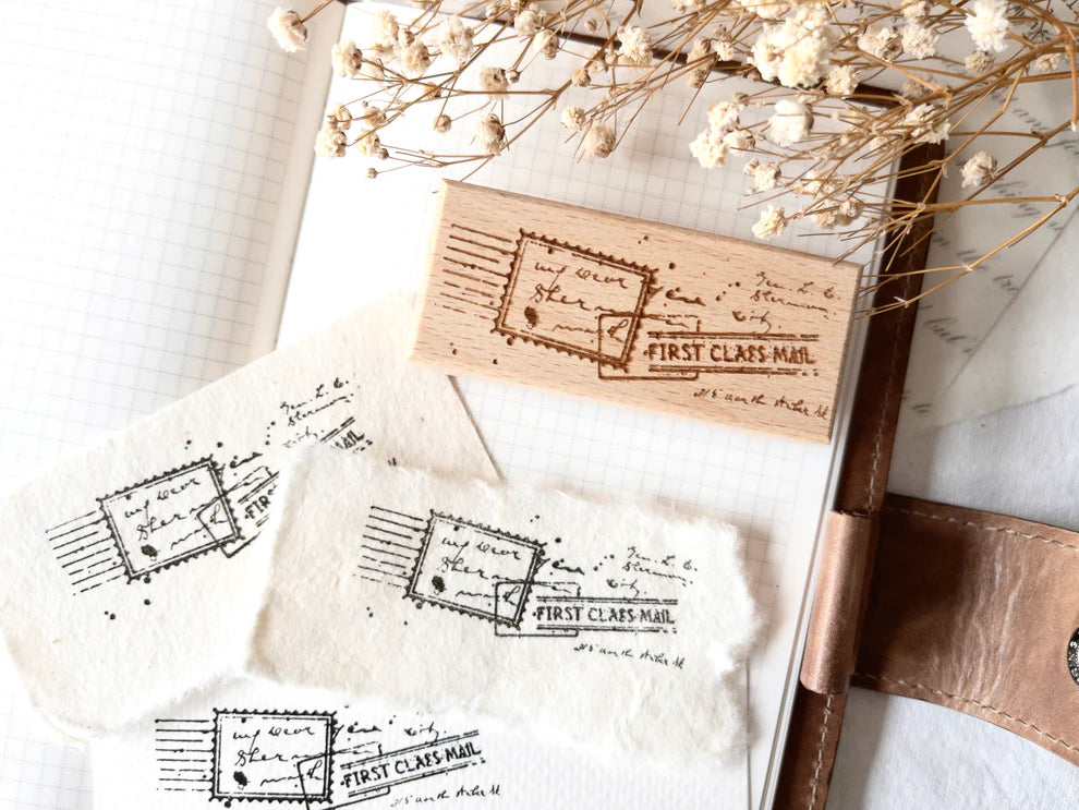 First Class Mail Rubber Stamp – Love Letters Collection by Crea with G ...
