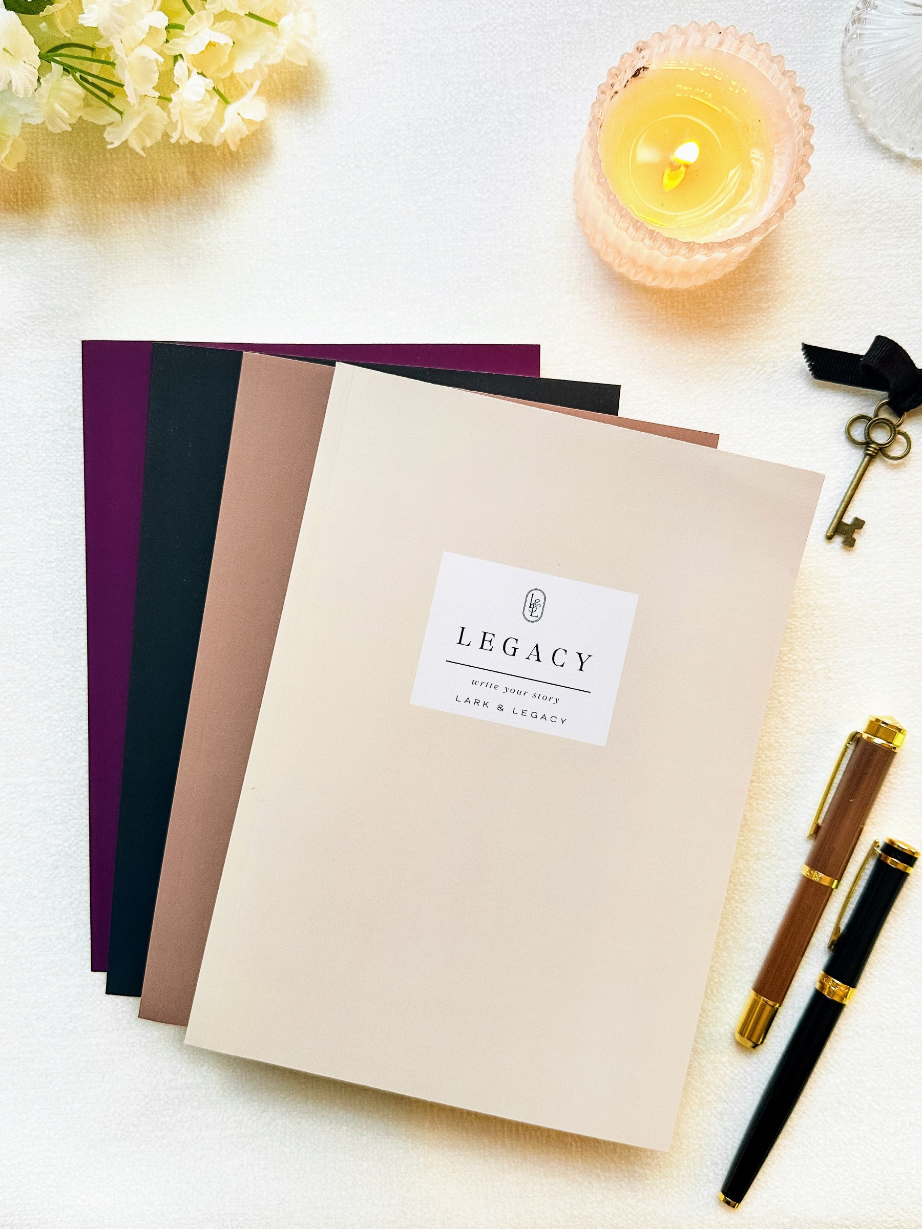Legacy Journal - Linen Creme – Lark & Legacy